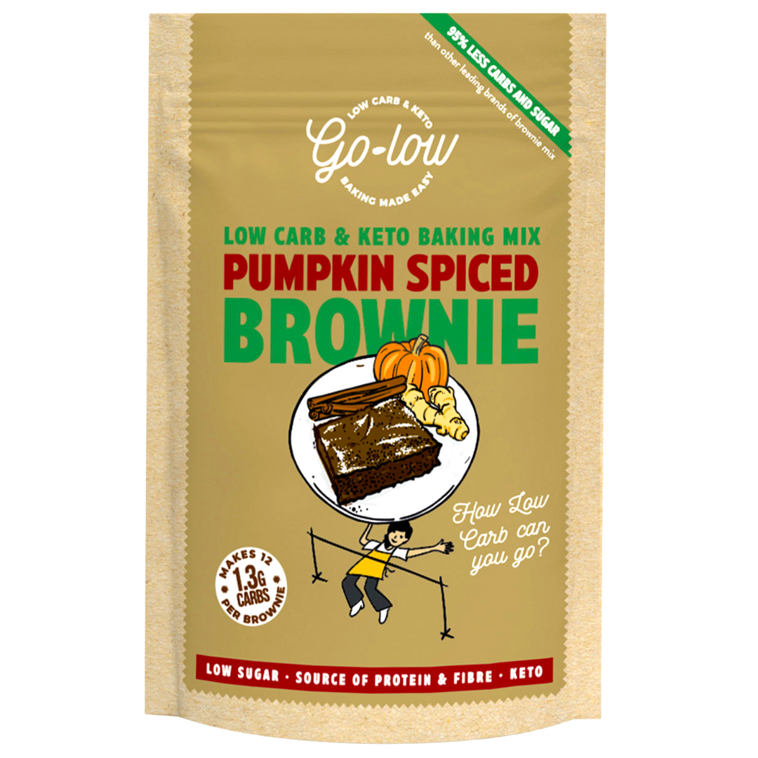 NEW Low Carb Pumpkin Spiced Brownie Mix– Go-low Baking