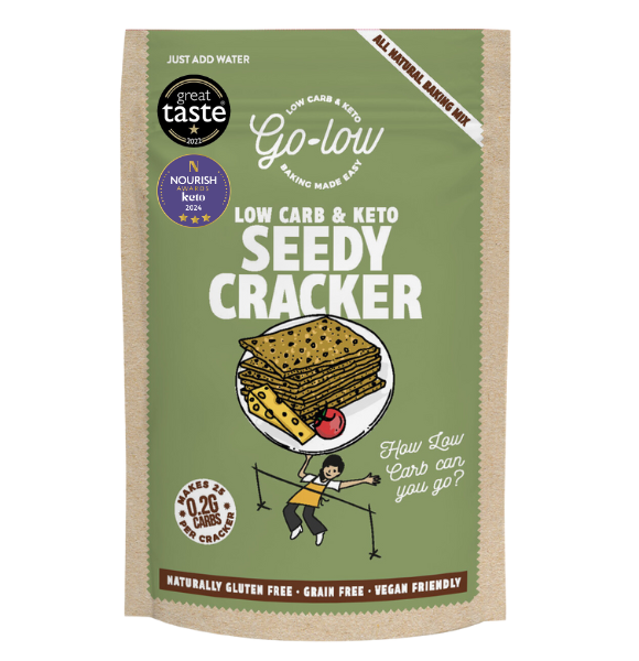 Award-winning Low Carb & Keto Cracker Mix– Go-low Baking